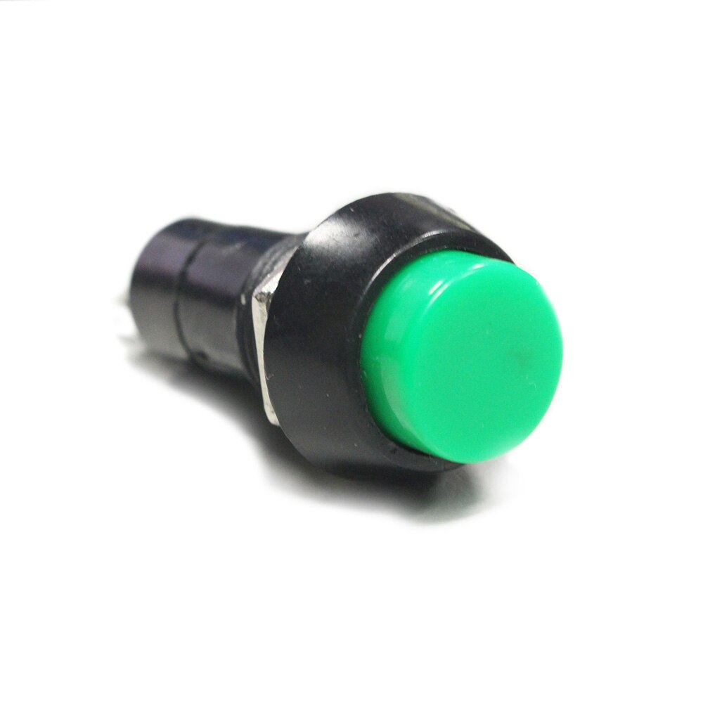 Green Round Head Momentary Push Button | Game Room Guys