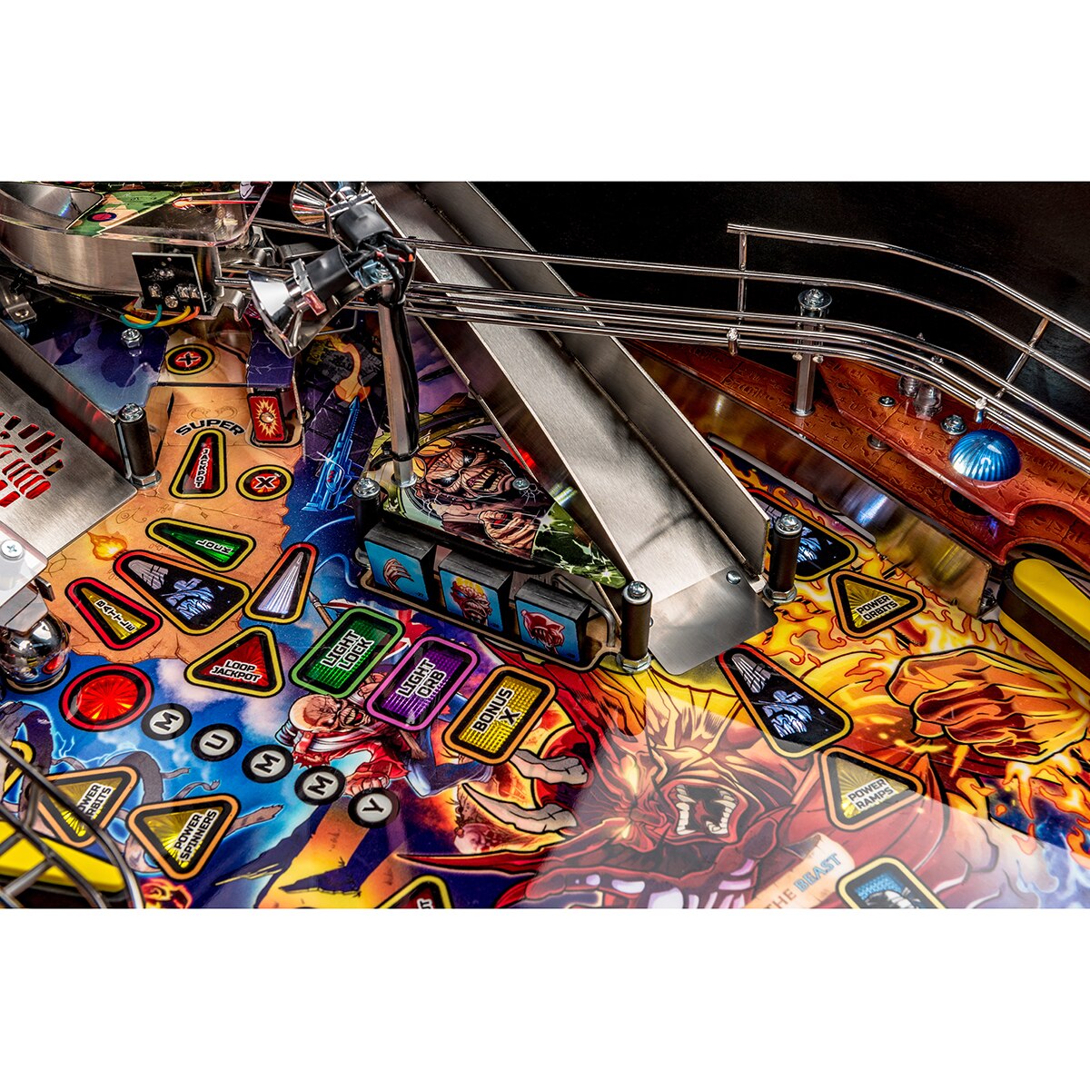 Stern Iron Maiden Premium Pinball Machine | Game Room Guys