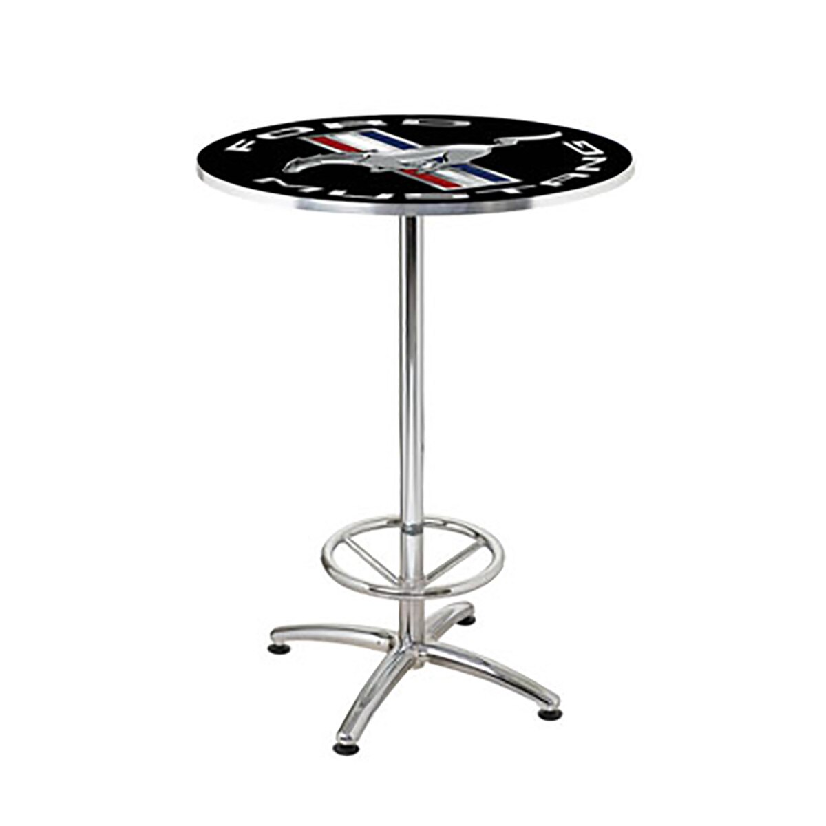 Mustang Café Table - Black | Game Room Guys