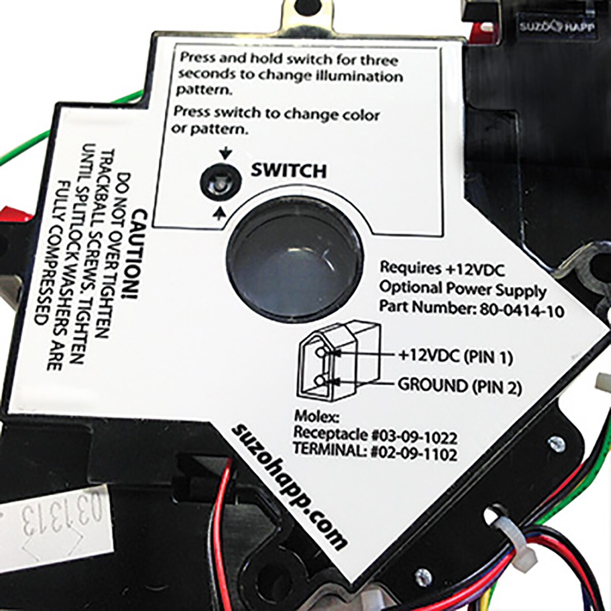 3" Trackball Assy With RGB Red Green Blue Illumination | Game Room Guys