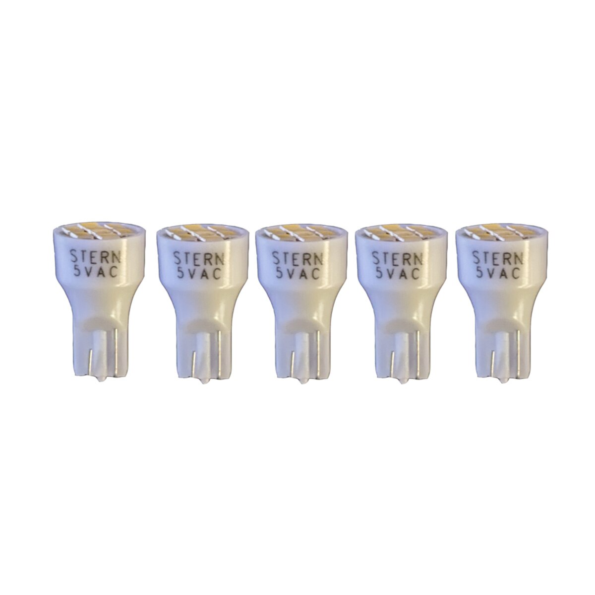 Stern Pinball 8 Element Flat Wedge Base LED Lamp Bulbs - Package of 5 ...