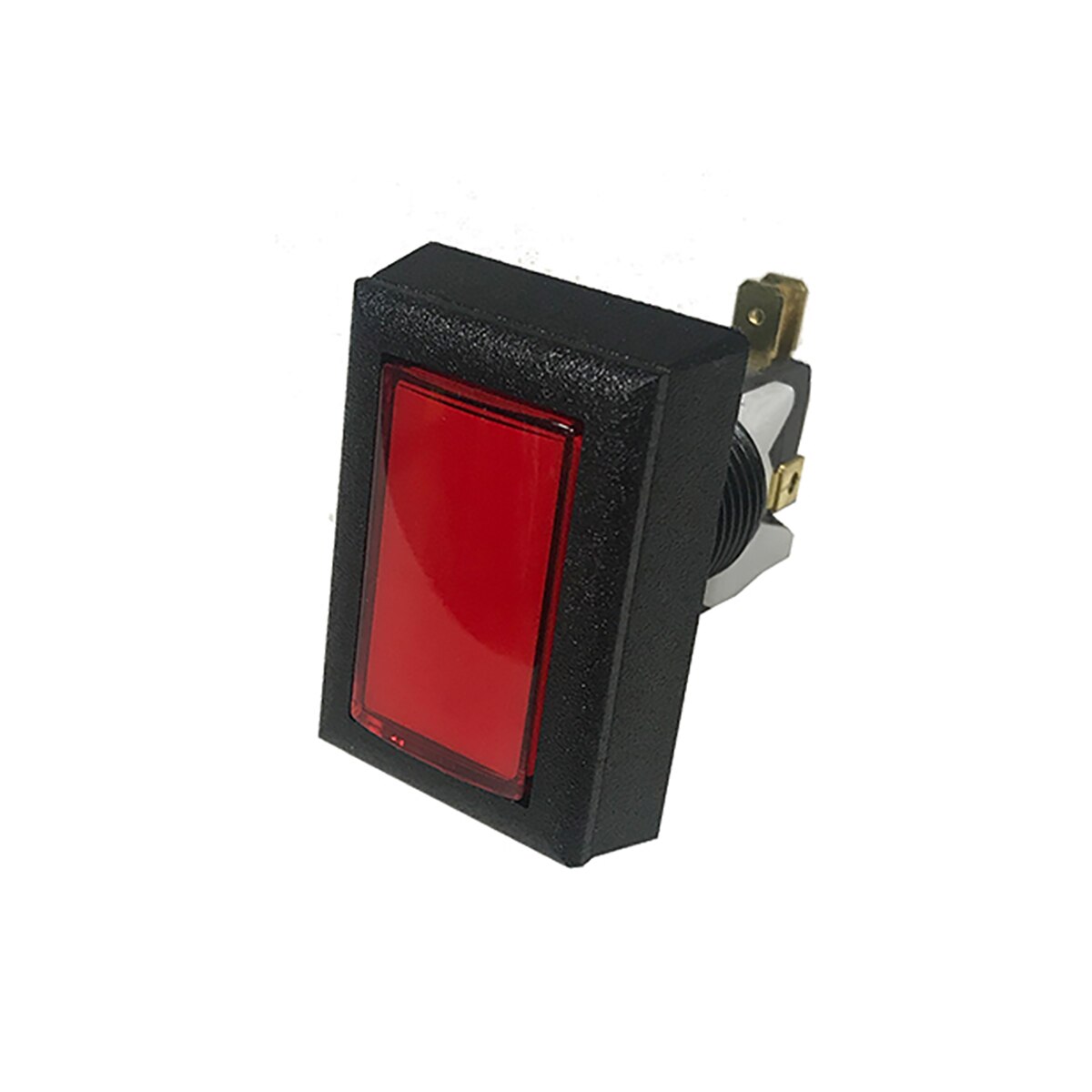 Rectangular Low Profile Illuminated Button | Game Room Guys