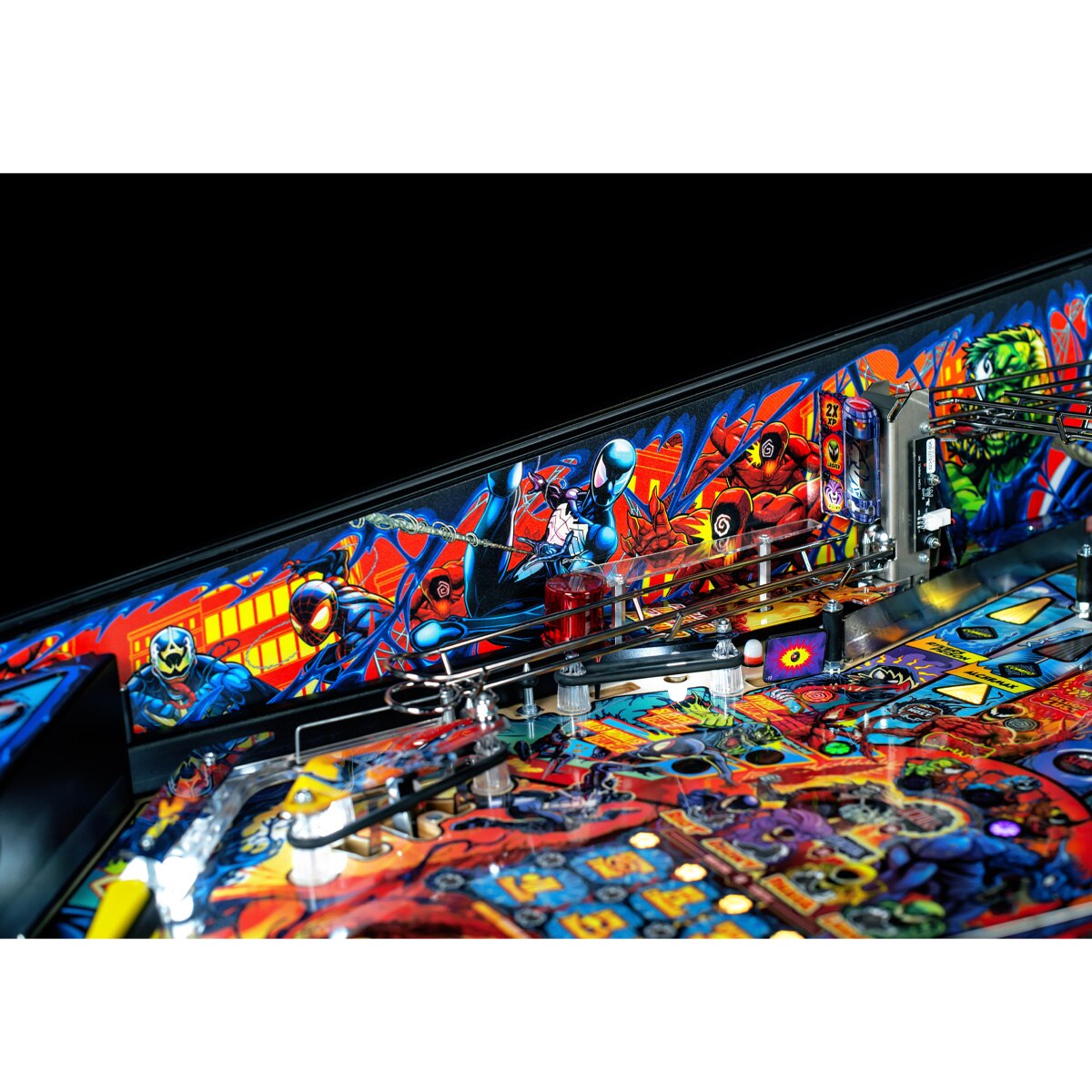 Stern Venom Pinball Machine Inside Art Blades | Game Room Guys