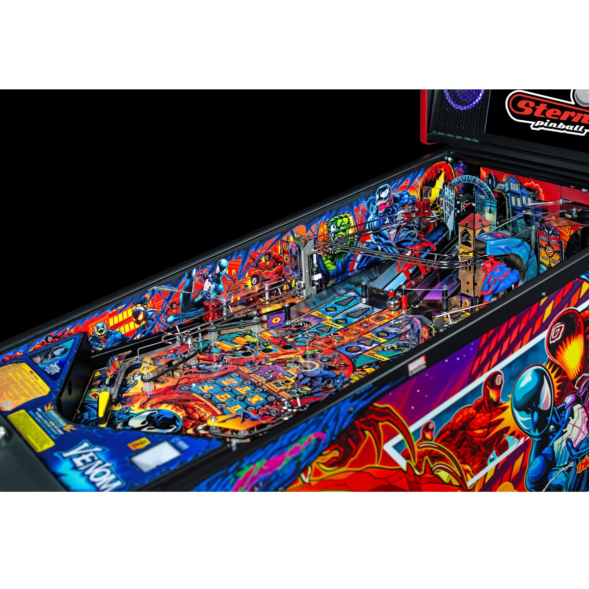 Stern Venom Pinball Machine Inside Art Blades | Game Room Guys