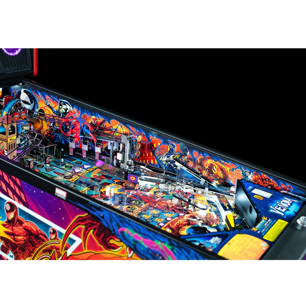 Stern Venom Pinball Machine Inside Art Blades | Game Room Guys