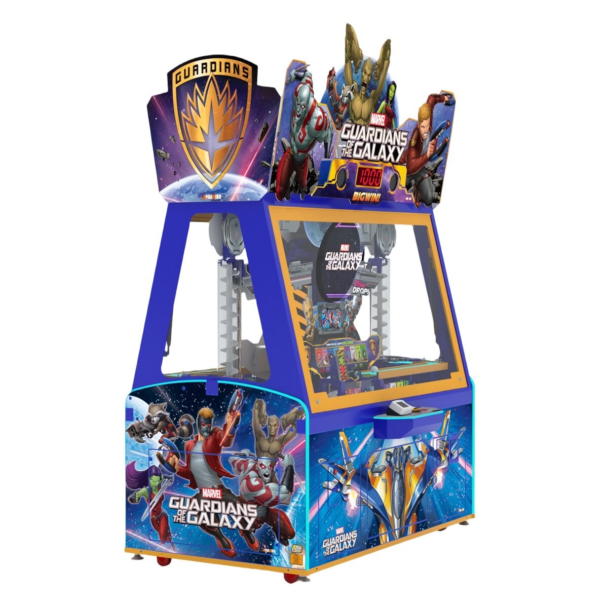 Andamiro Guardians Of The Galaxy Ticket Coaster Redemption Arcade Game ...