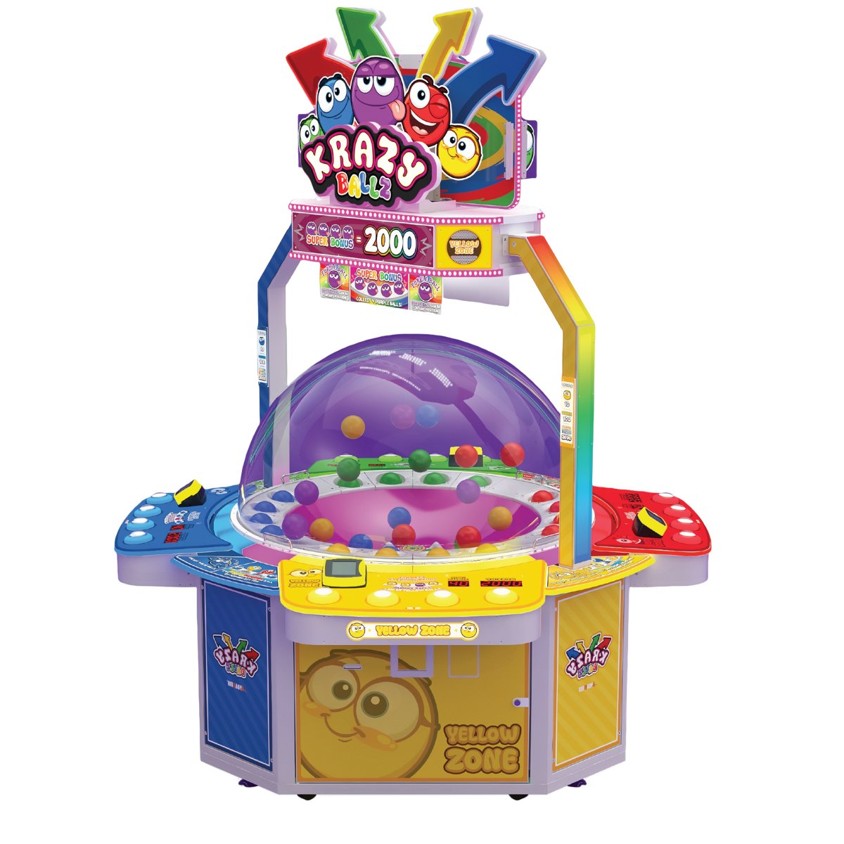 Andamiro Krazy Ballz Ticket Redemption Arcade Game | Game Room Guys