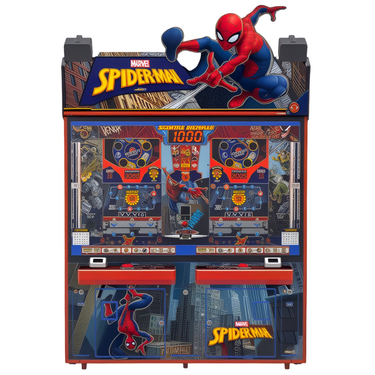 Andamiro Spider Man Coin Pusher Ticket Redemption Arcade Game | Game ...