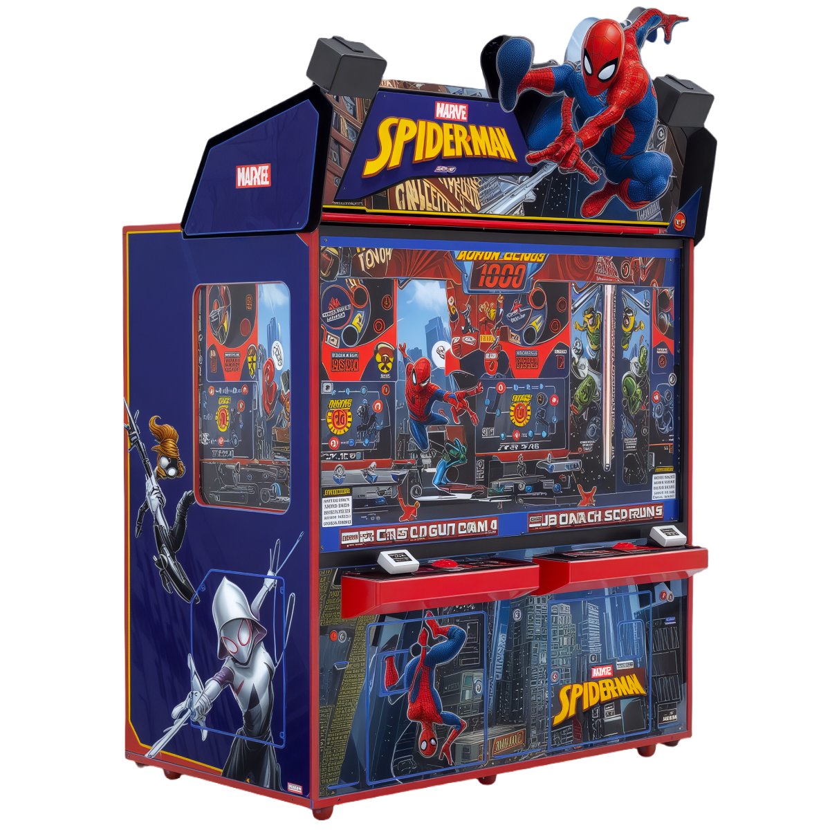 Andamiro Spider Man Coin Pusher Ticket Redemption Arcade Game | Game ...