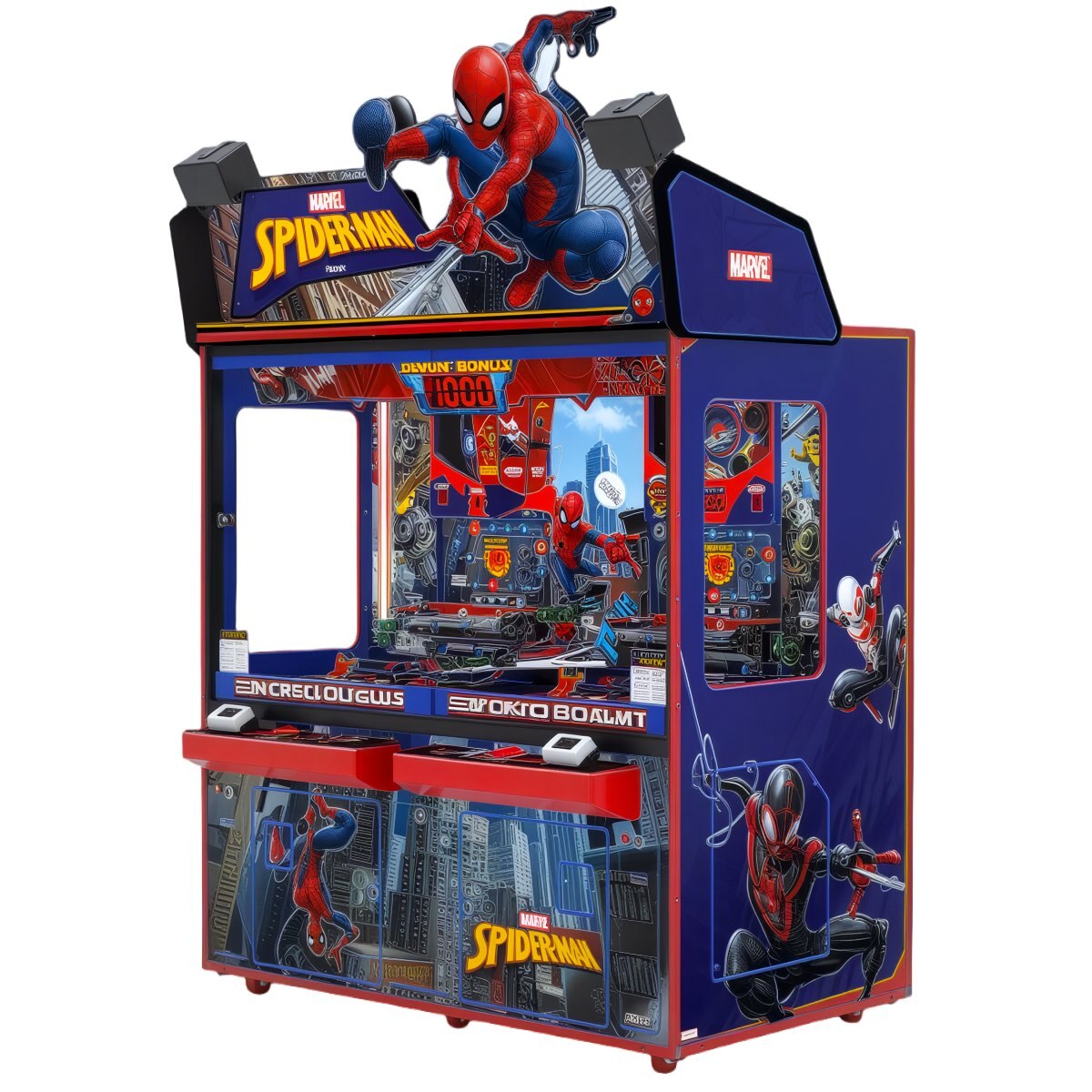 Andamiro Spider Man Coin Pusher Ticket Redemption Arcade Game | Game ...