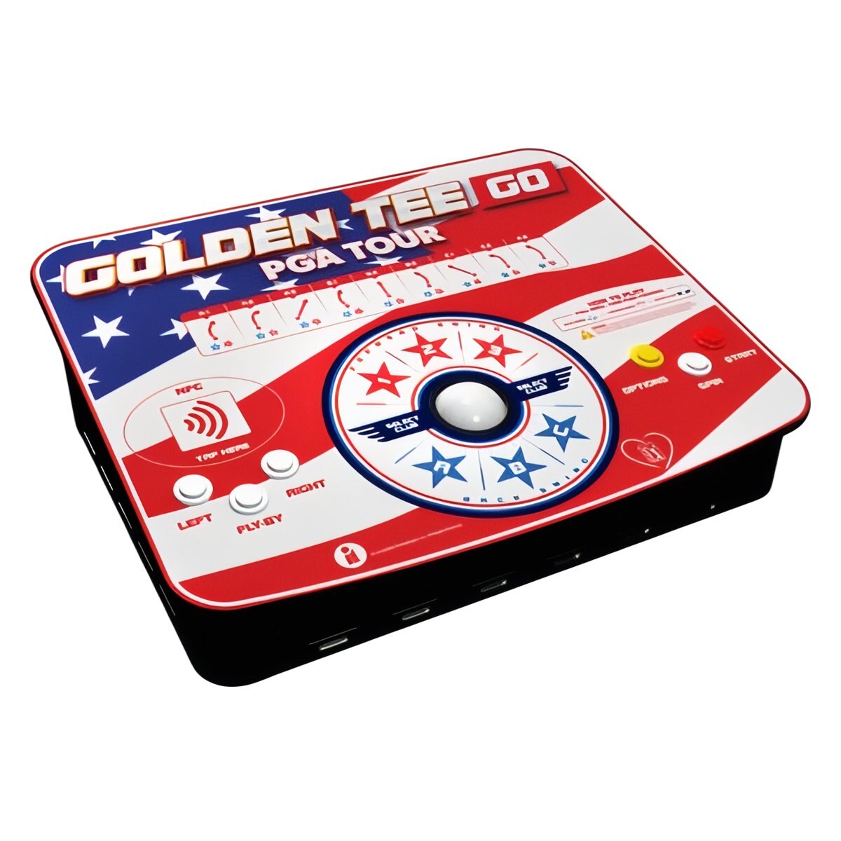 Golden Tee Go PGA Tour Portable Golf Game Stars and Stripes Limited ...