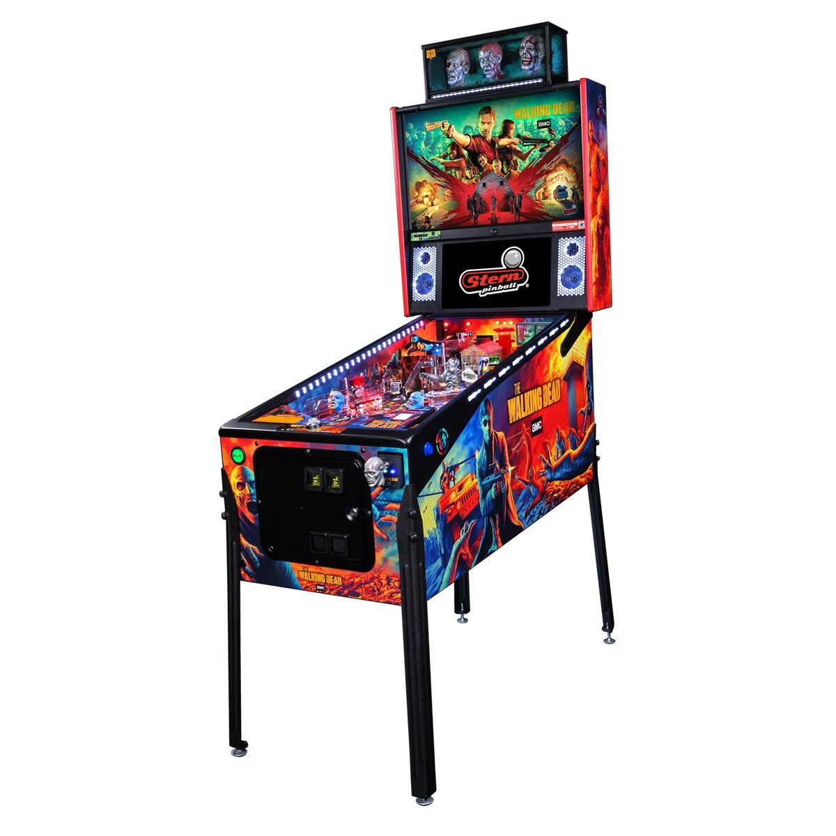 Stern The Walking Dead Remastered Pinball Machine Art Blades | Game ...