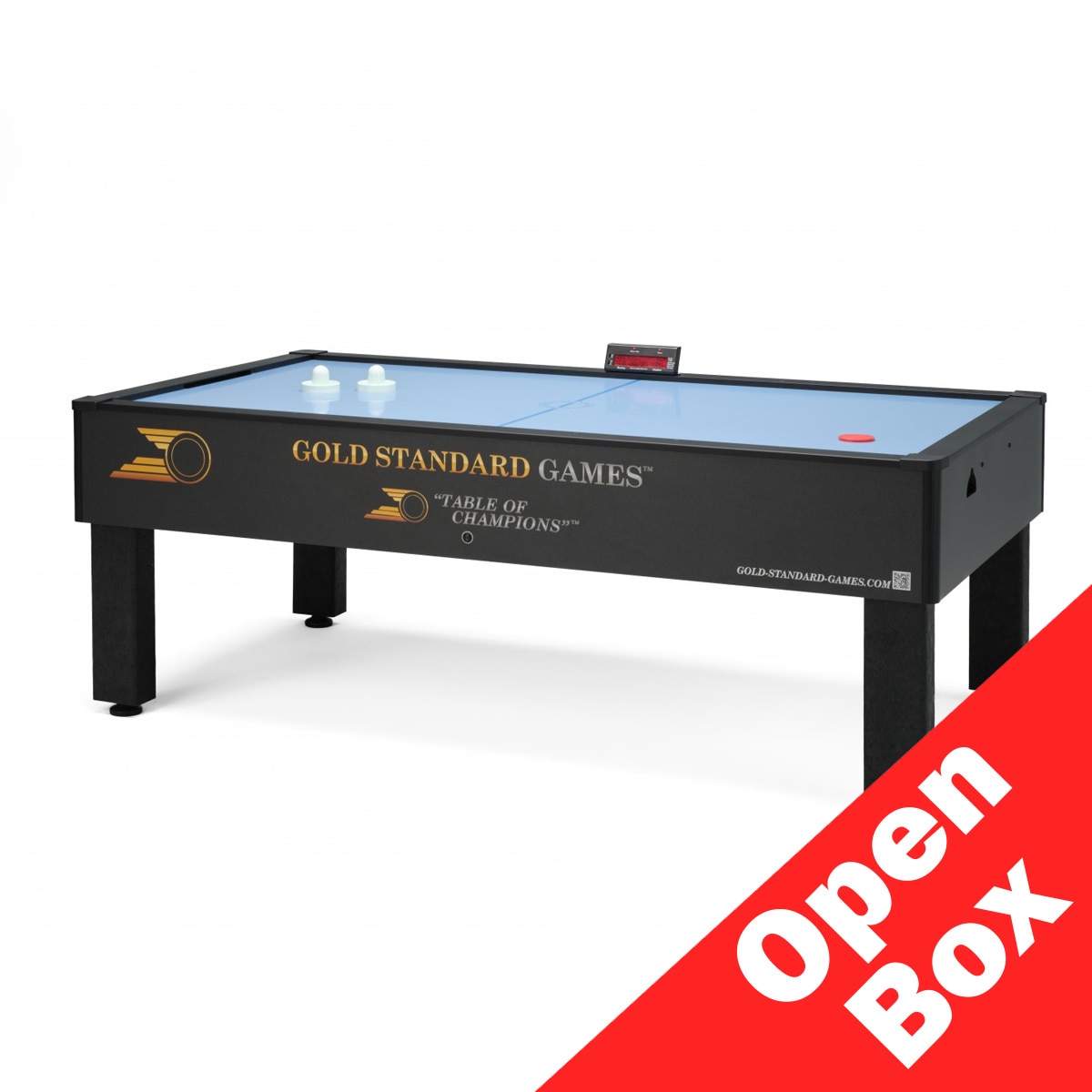 HPE-CHM-SS Gold Standard Games Home Pro Elite Air Hockey Table ...