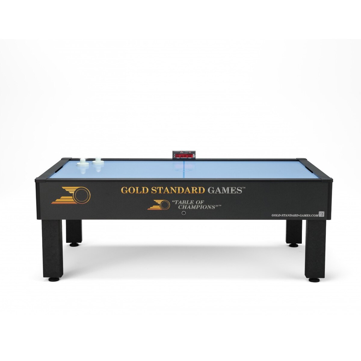 Gold Standard Games Home Pro Elite Air Hockey Table - Charcoal Matrix - Side Score - Factory ...