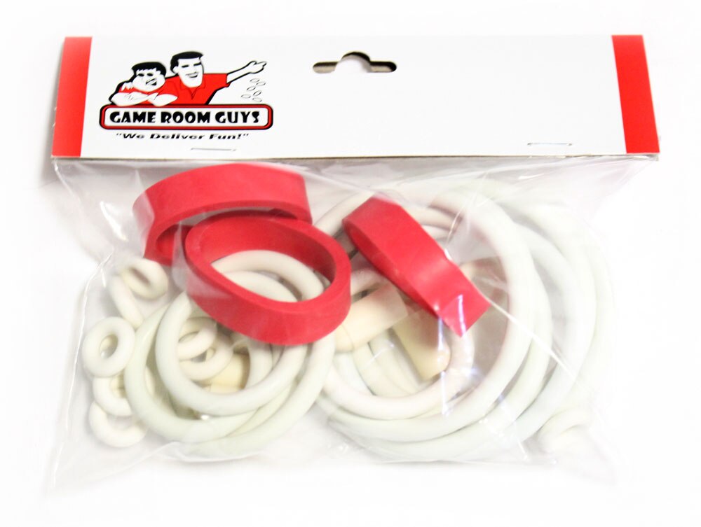 Rotation VIII Pinball White Rubber Ring Kit | Game Room Guys